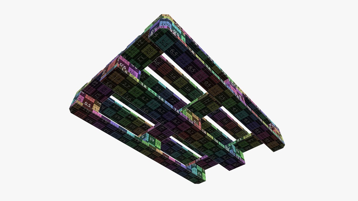 Wood euro pallet PBR 3D Model - 3dmstock.com Wood euro pallet PBR 3D Model - 3dmstock.com