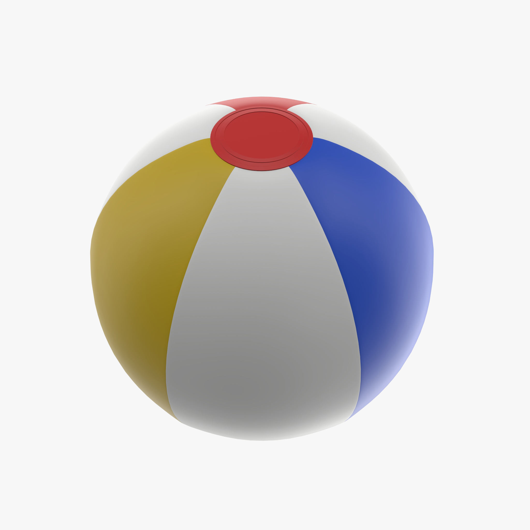 Beach ball PBR 3D Model - 3dmstock.com