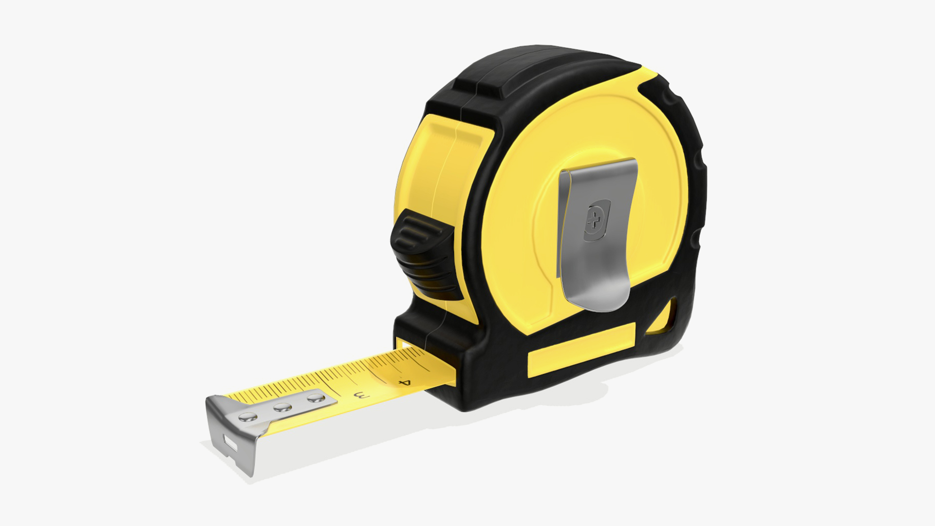 Stanley Tylon measuring tape metric imperial PBR 3D Model - 3dmstock.com