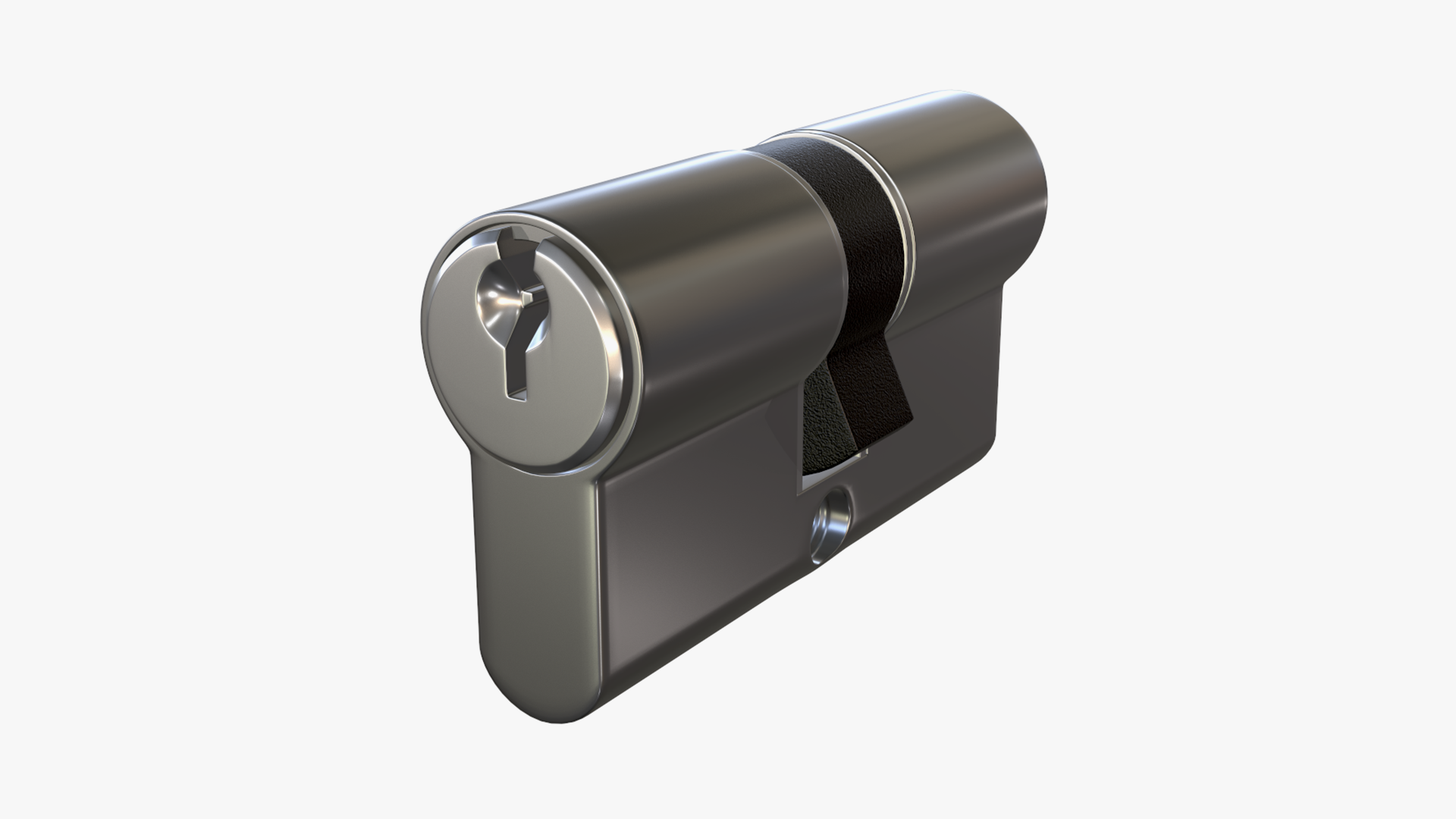 Euro Profile Cylinder Barrel Lock PBR 3D Model - 3dmstock.com