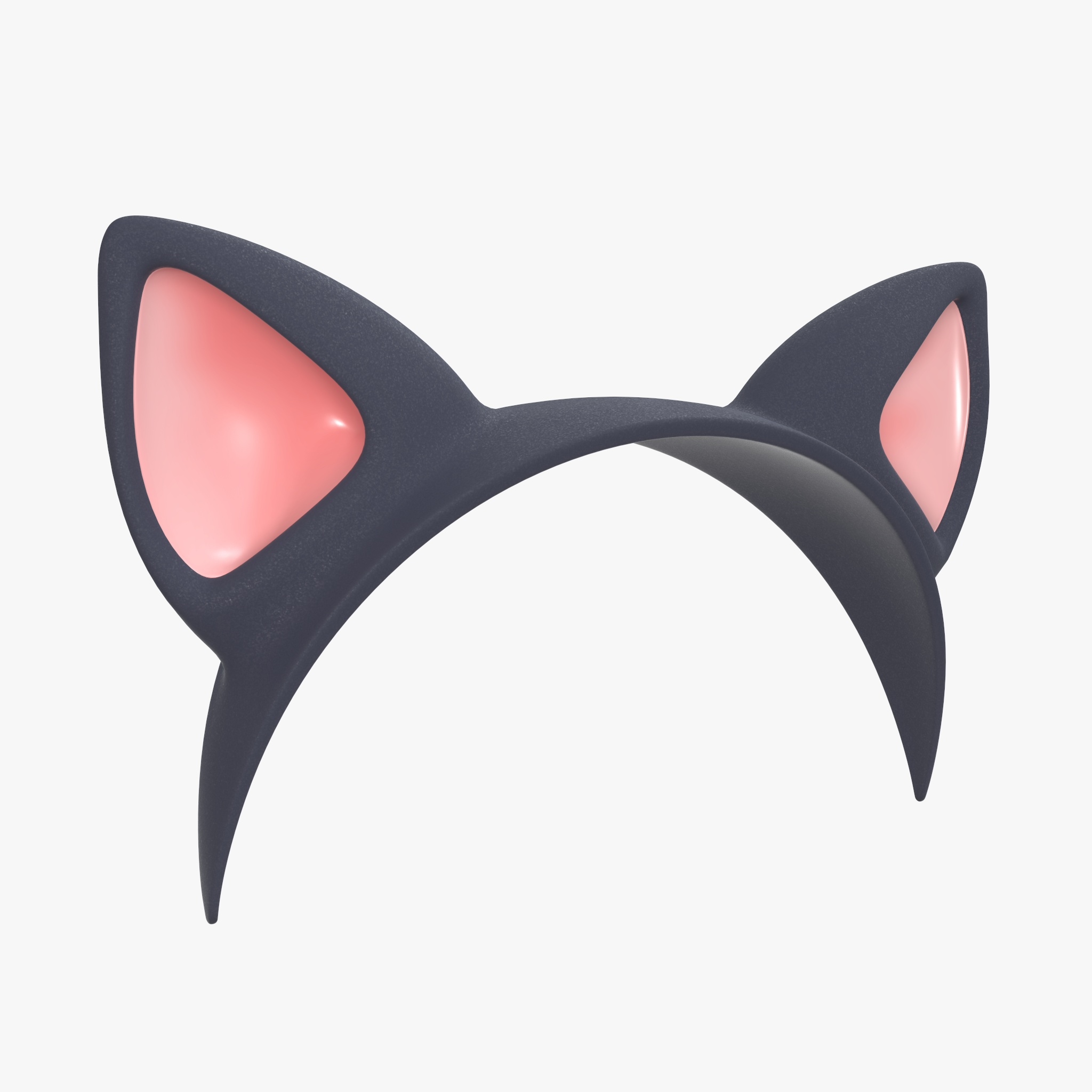 Headband cat ears 01 PBR 3D Model - 3dmstock.com