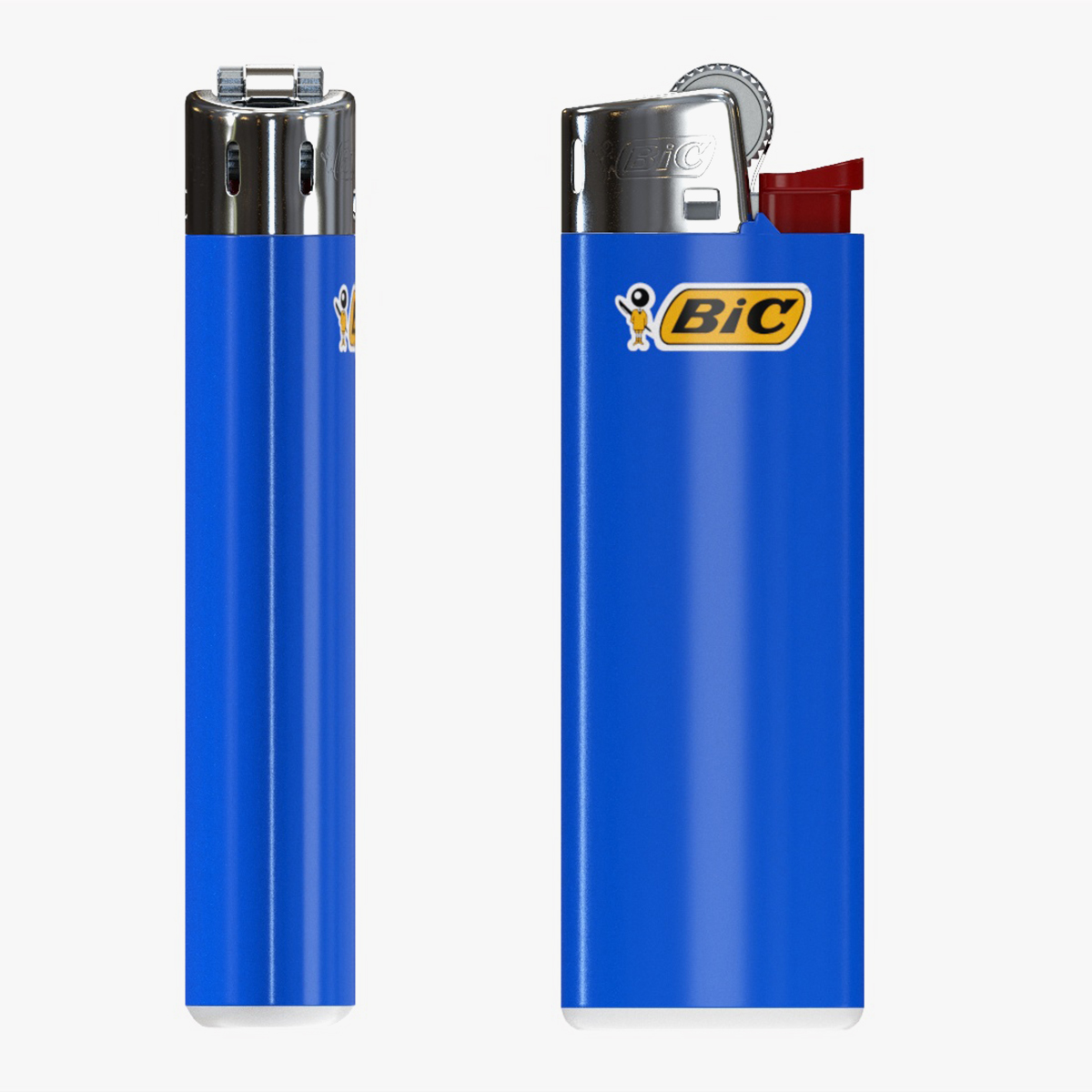 Bic Classic Lighter PBR 3D Model - 3dmstock.com