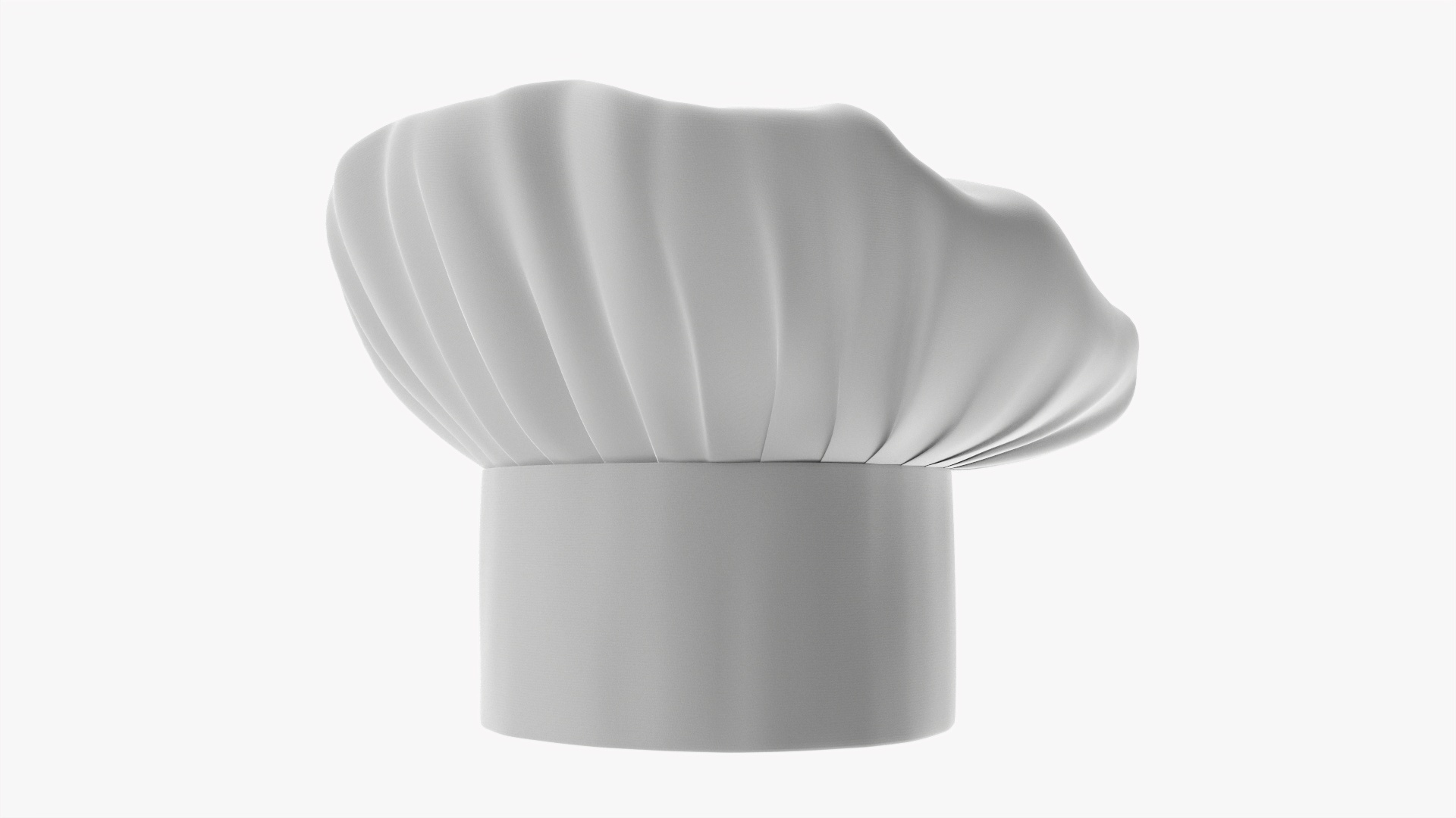 Chef Hat PBR 3D Model - 3dmstock.com