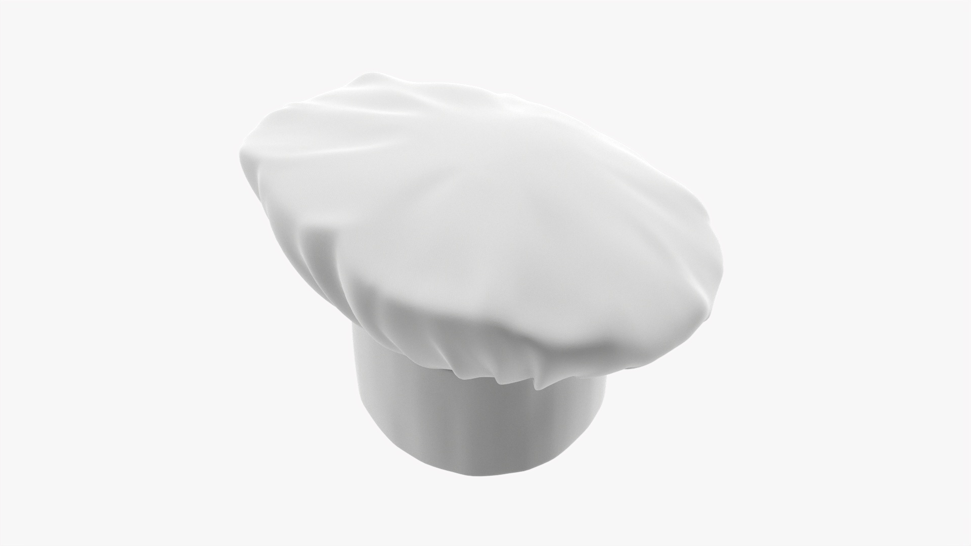 Chef Hat PBR 3D Model - 3dmstock.com