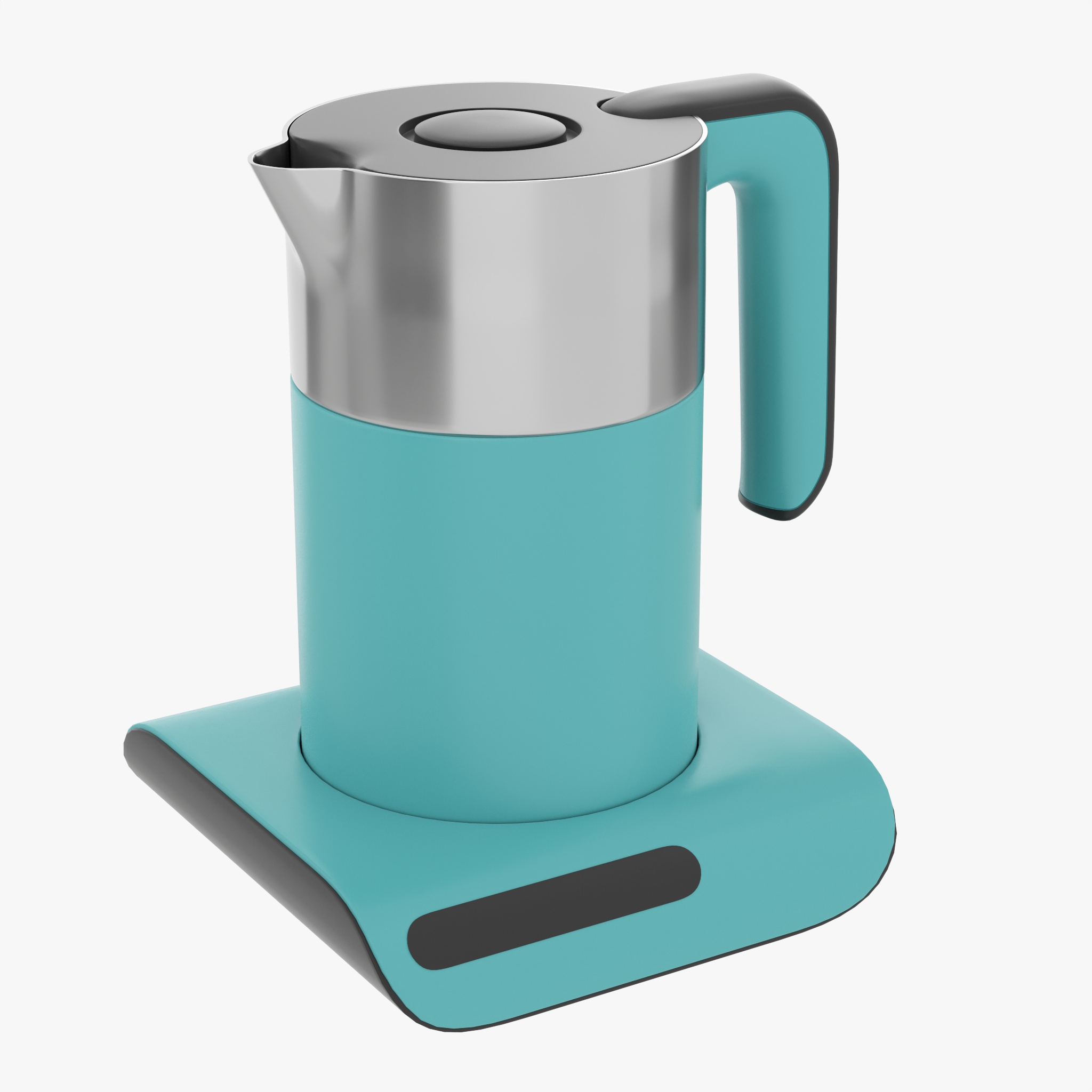 Electric modern kettle 02 PBR 3D Model - 3dmstock.com