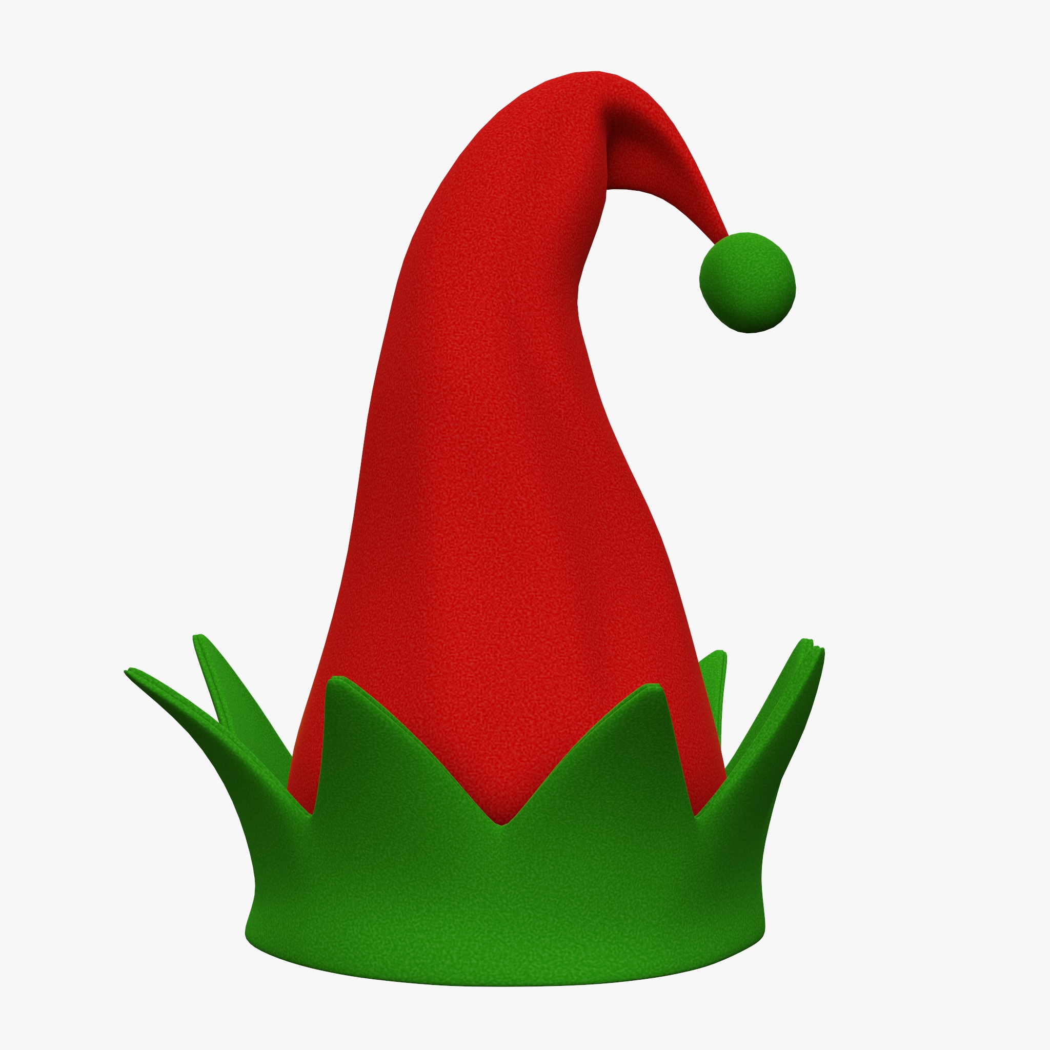 Elf hat simple PBR 3D Model - 3dmstock.com