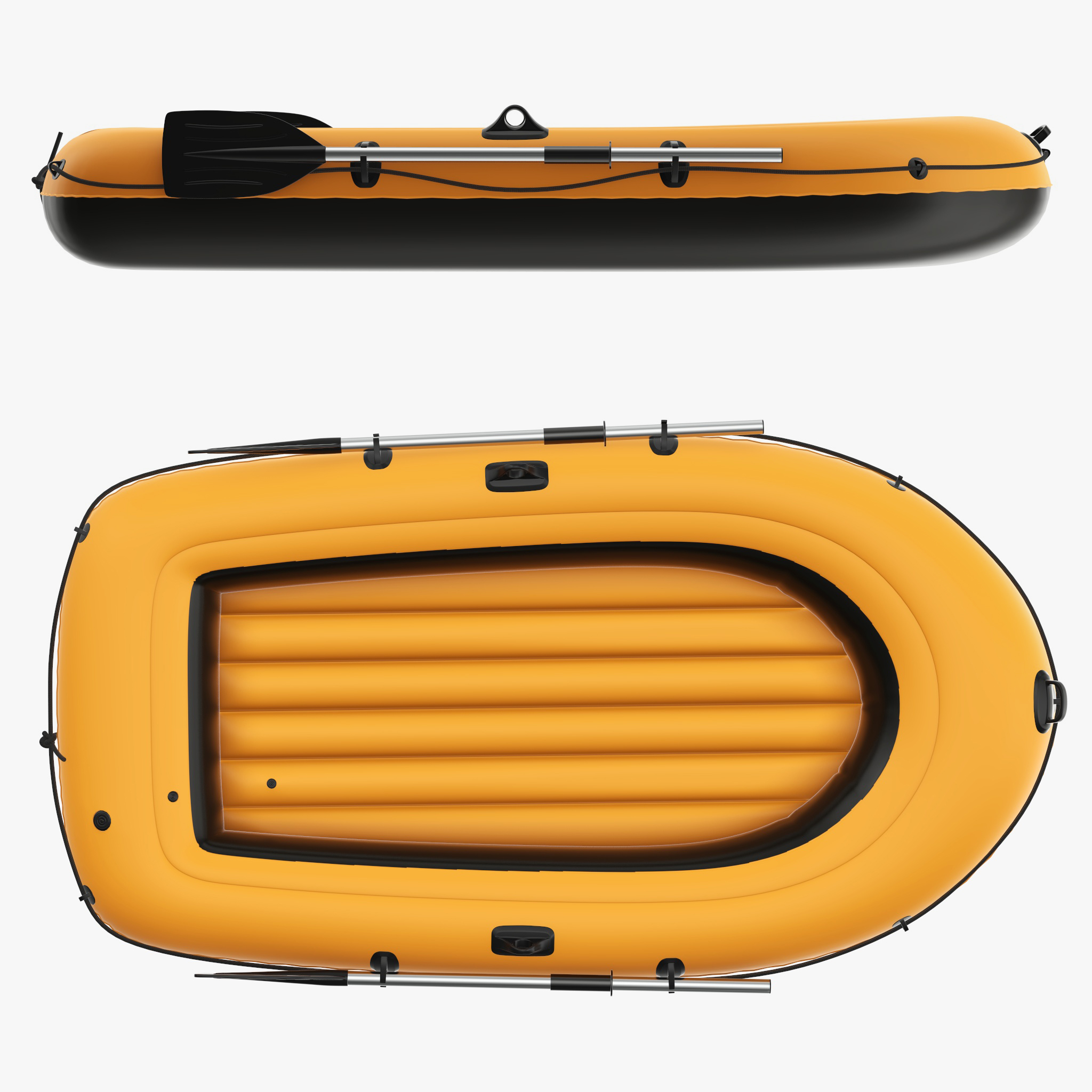 Inflatable boat 04 v2 PBR 3D Model - 3dmstock.com