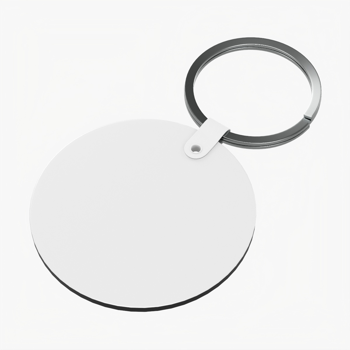 Key Ring Blank Mockup 03 PBR 3D Model - 3dmstock.com