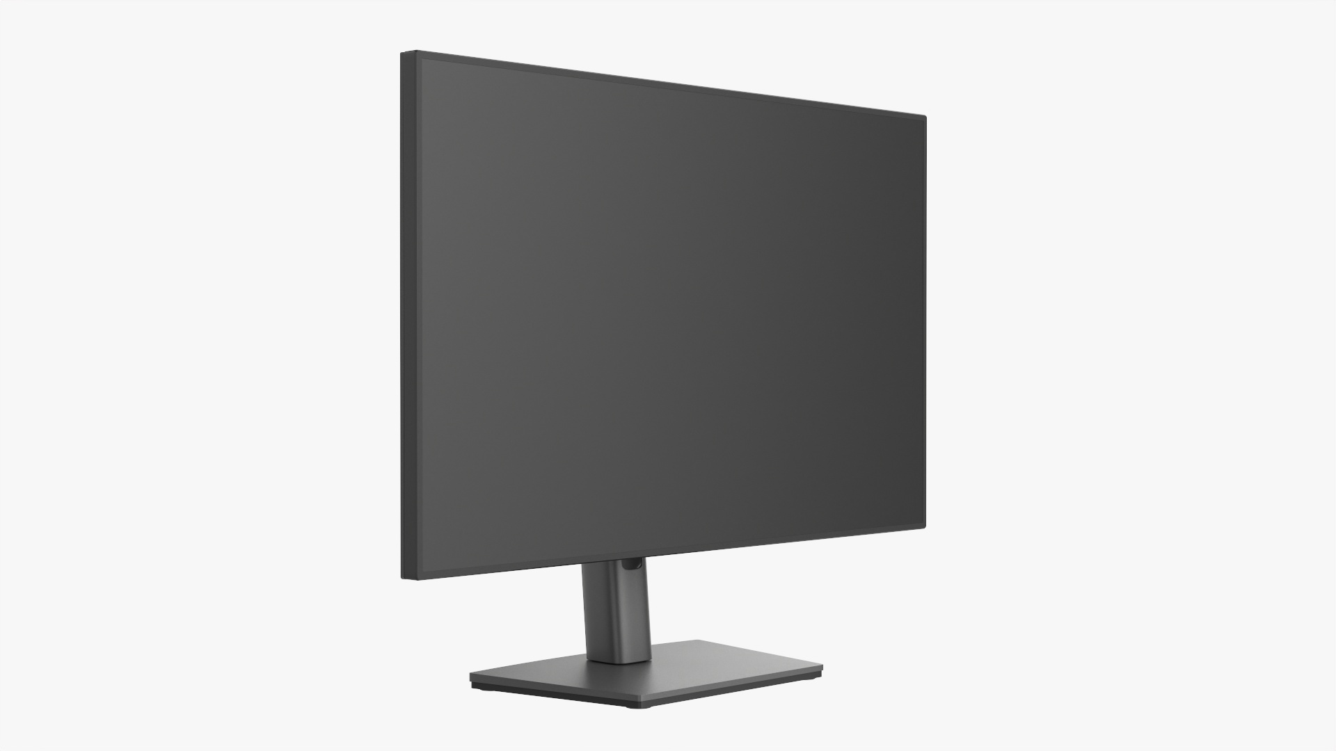 LCD 24-inch monitor PBR 3D Model - 3dmstock.com