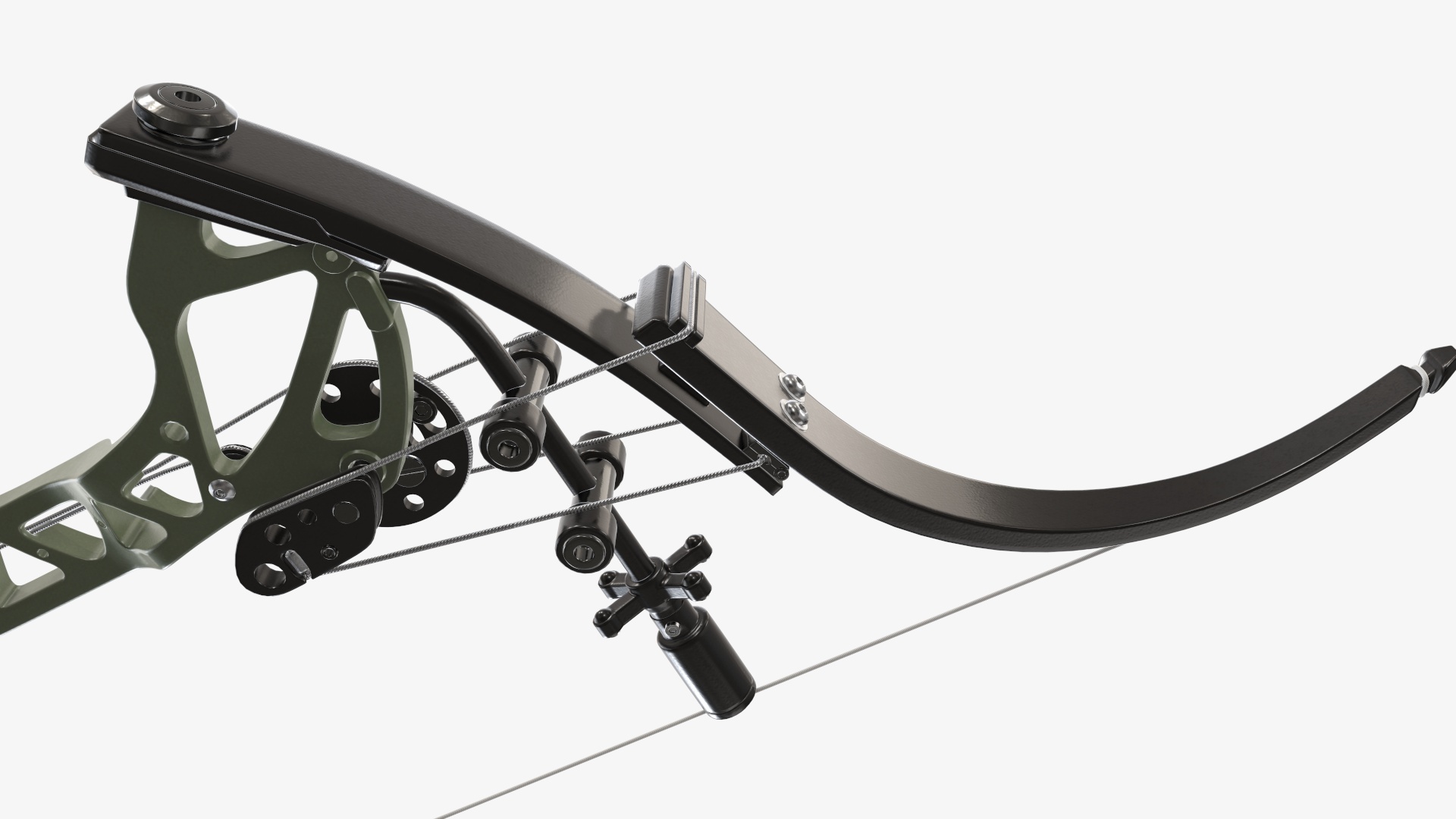 Lever action compound bow PBR 3D Model - 3dmstock.com