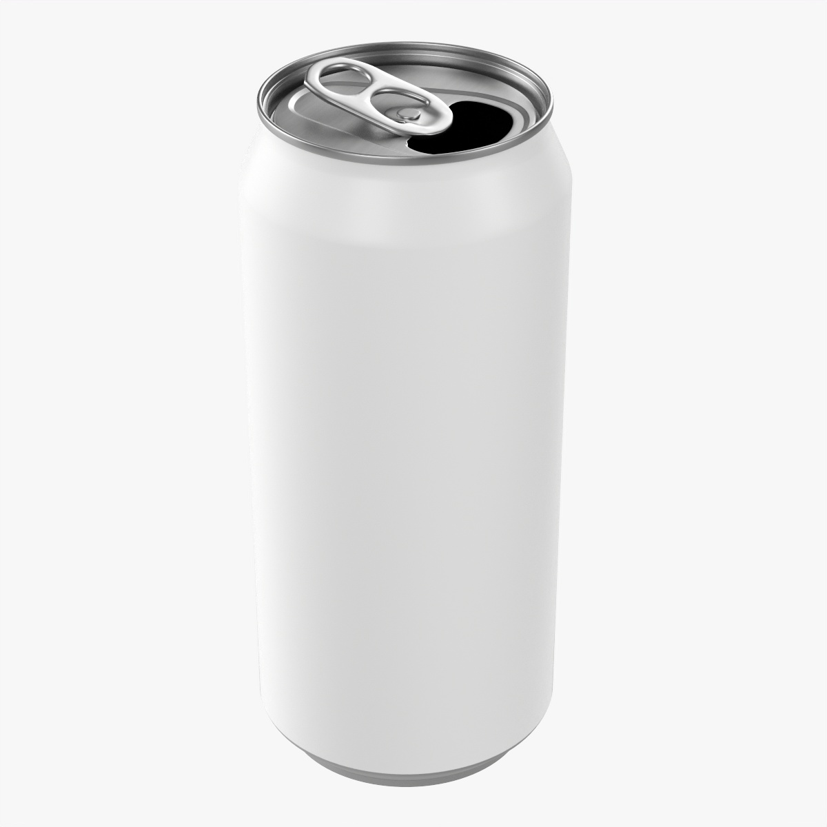 Opened Standard Beverage Can 440 Ml 14.87 Oz PBR 3D Model - 3dmstock.com