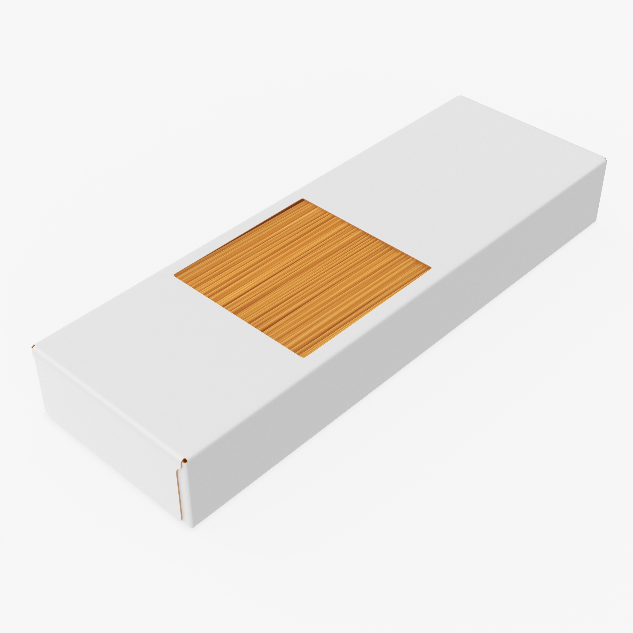Pasta spaghetti in carboard box 02 PBR 3D Model - 3dmstock.com