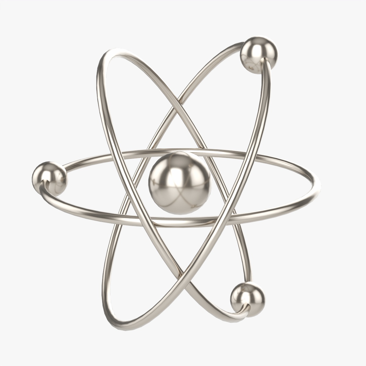 Planetary Atomic Model 02 PBR 3D Model - 3dmstock.com