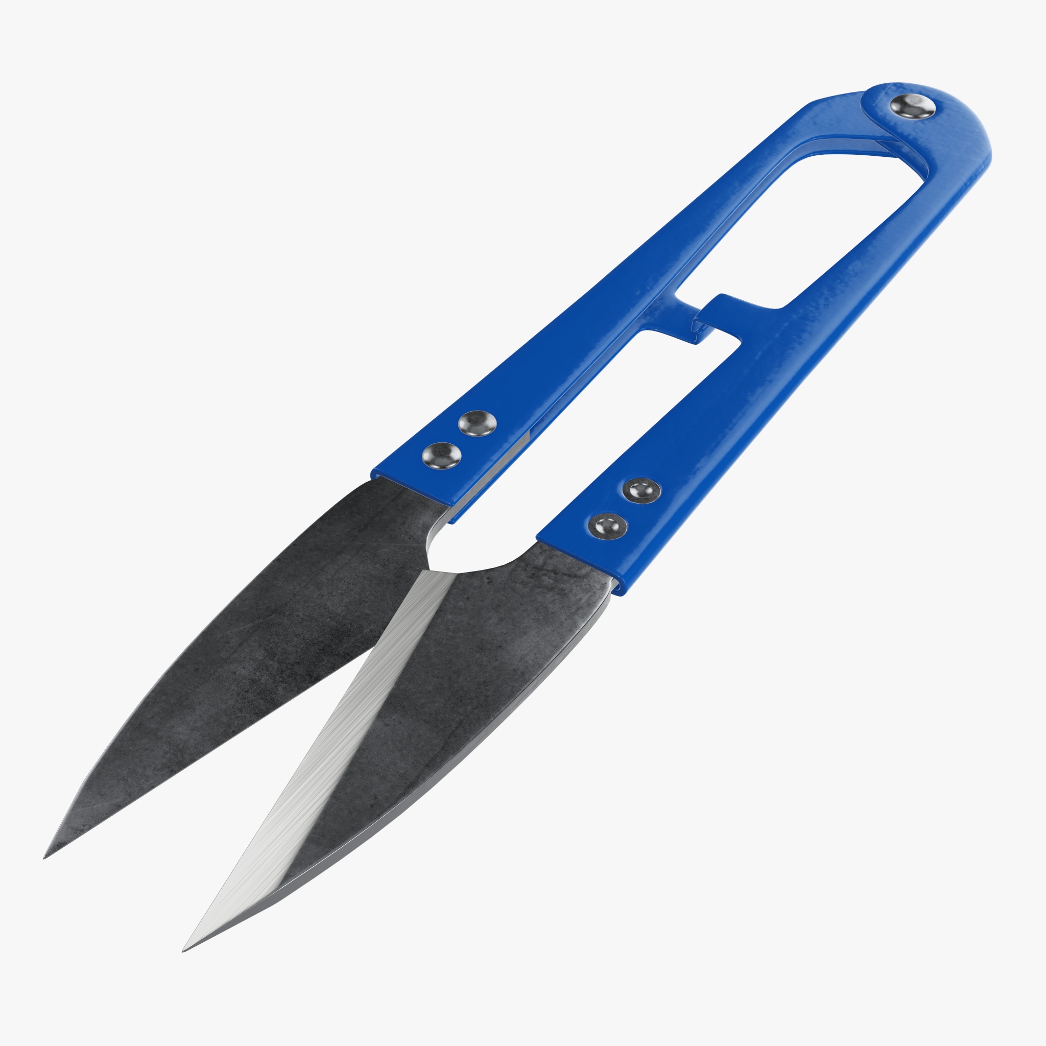 Spring scissors PBR 3D Model - 3dmstock.com