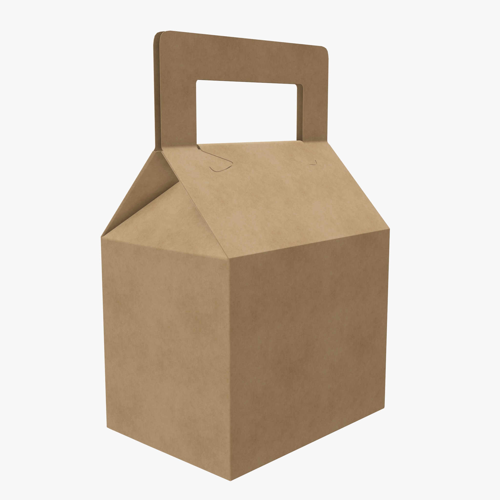 Tapered carrying box PBR 3D Model - 3dmstock.com