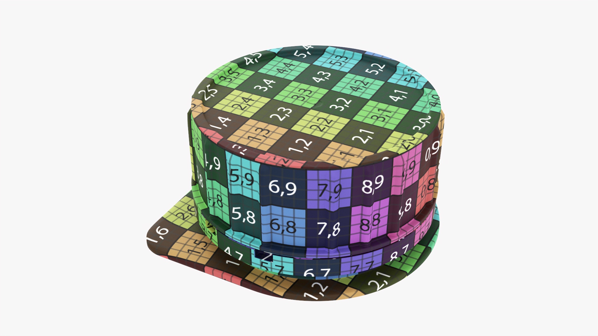 Tetra Pak Helicap PBR 3D Model - 3dmstock.com