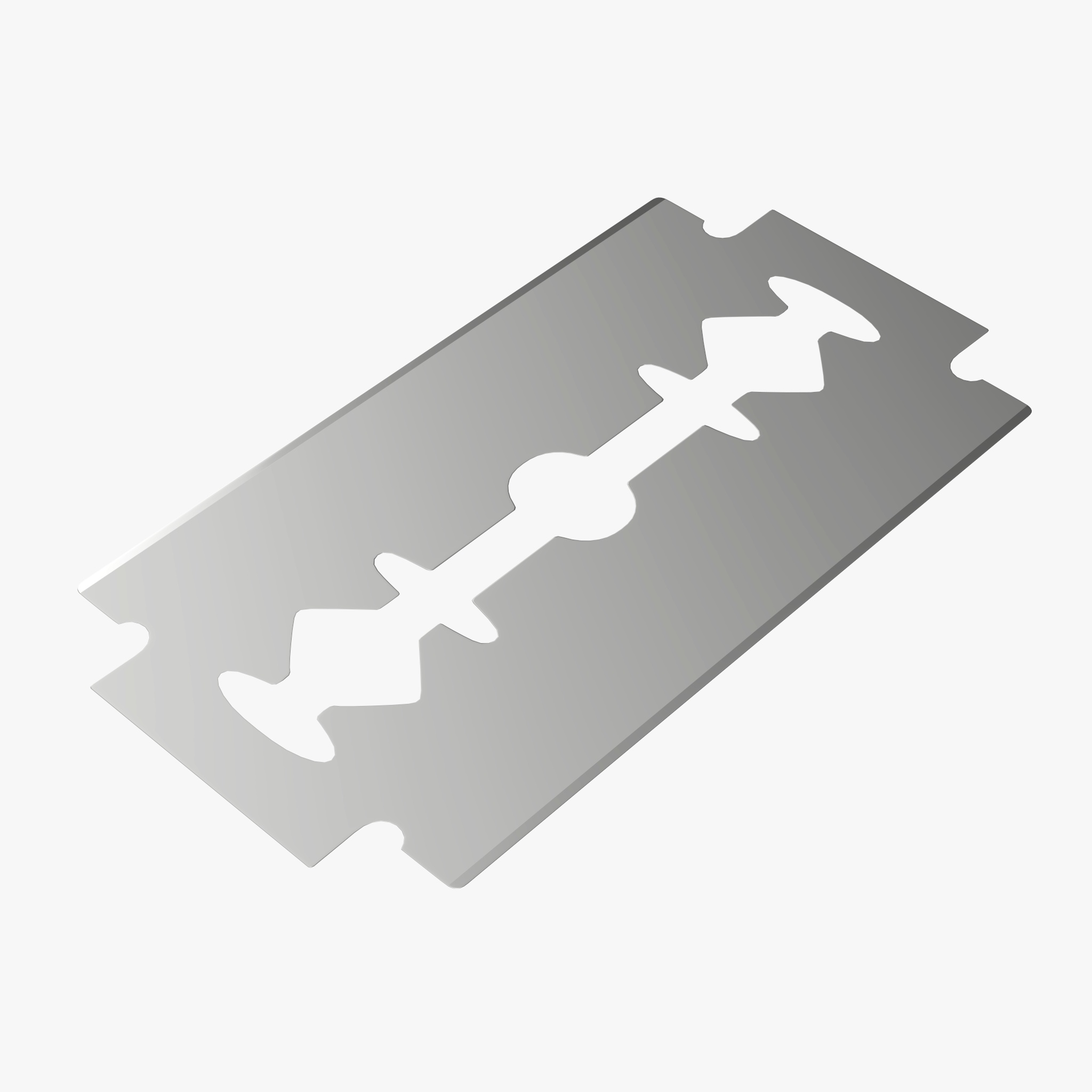 Razor blade PBR 3D Model - 3dmstock.com