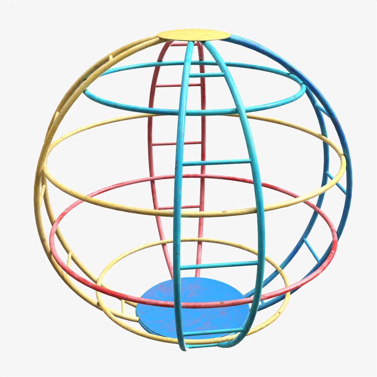 Climbing Sphere 02 PBR 3D Model - 3dmstock.com