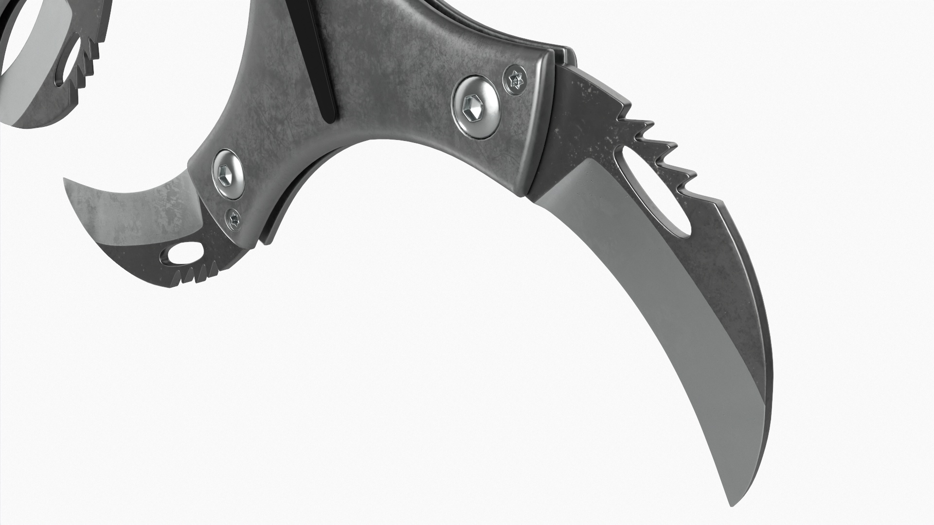 Ninja Shuriken Circular Dagger Shinobu PBR 3D Model - 3dmstock.com