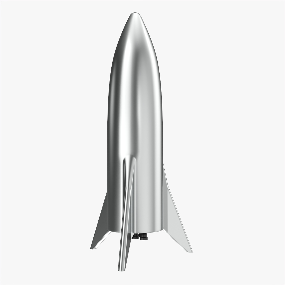 Space Rocket PBR 3D Model - 3dmstock.com