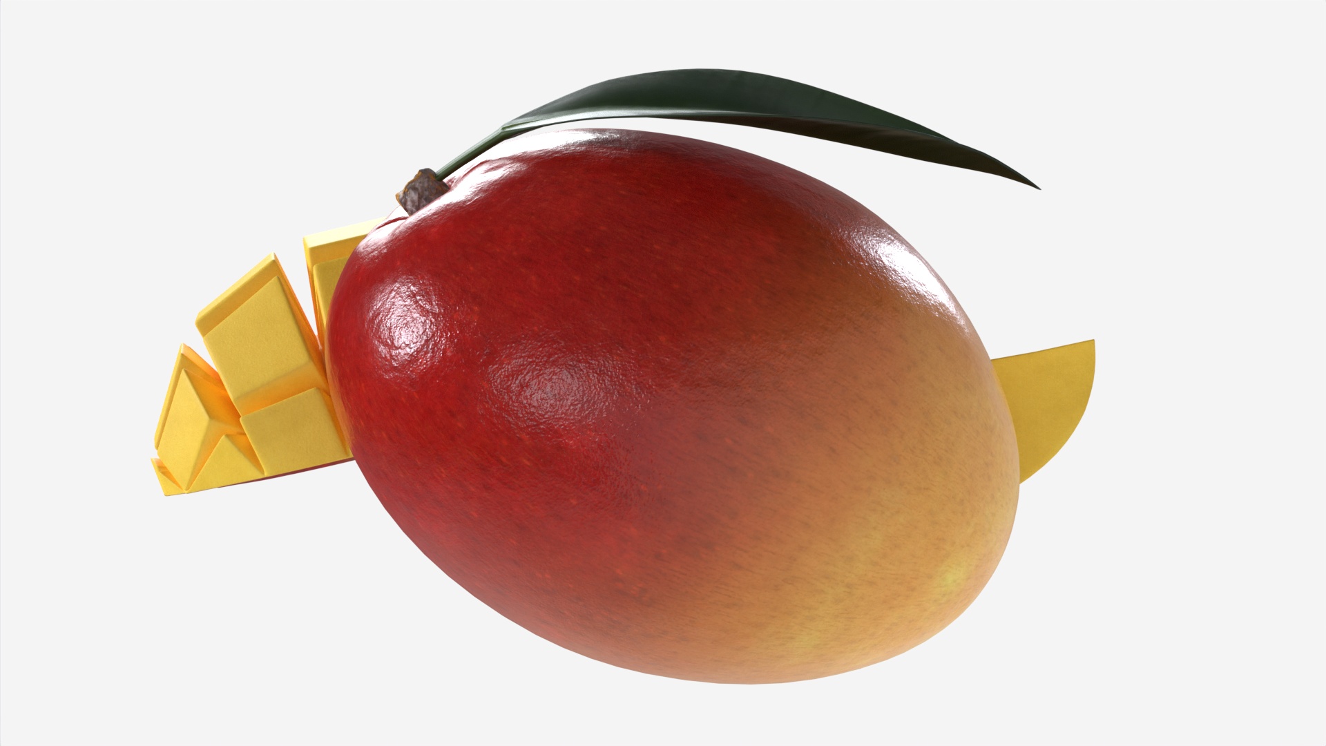 Mango 01 PBR 3D Model - 3dmstock.com